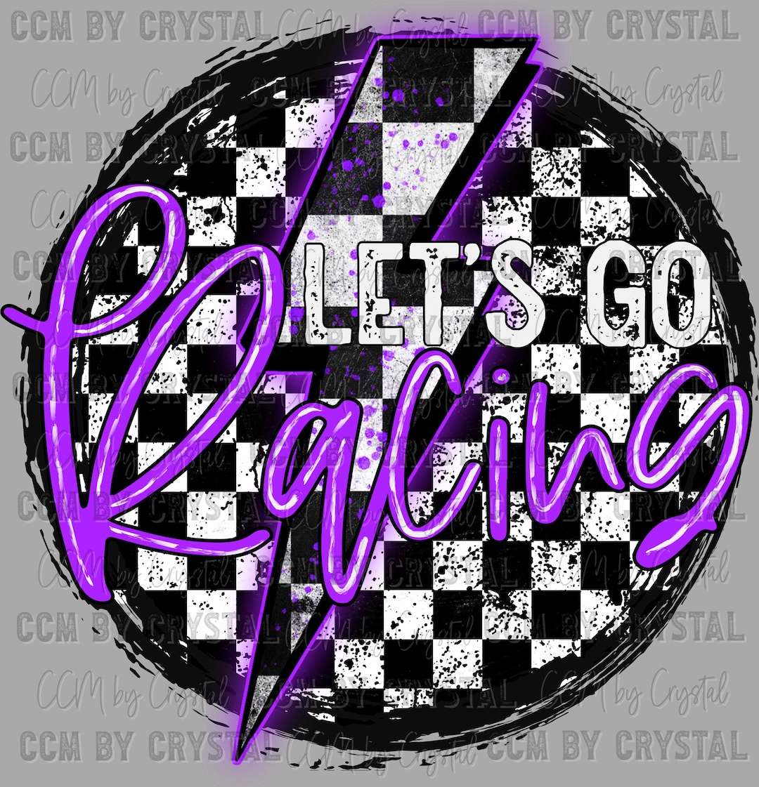 Let's Go Racing Ready to Press Transfer Direct to Film DTF Transfers ...