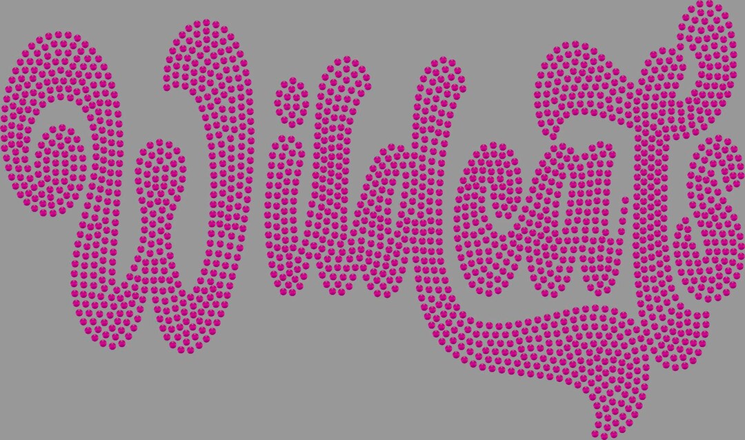 Wildcats 8" Wide Toddler 1 Color Spangle Transfer - Etsy