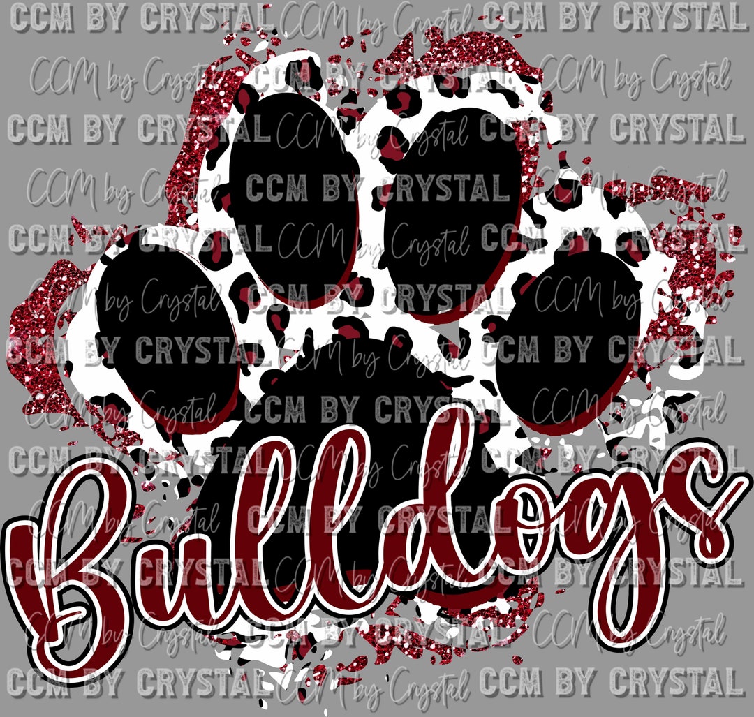 Bulldogs Paw Mascot PNG Digital Download ONLY - Etsy