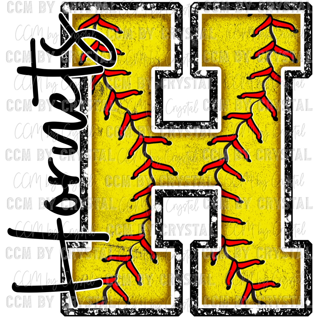 H Hornets Softball PNG Digital File Only - Etsy