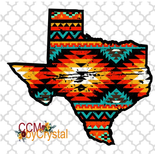 Aztec Texas SVG - Etsy