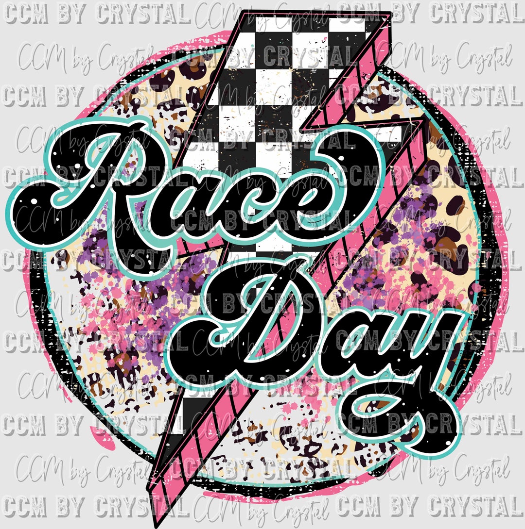 Race Day Racing Ready to Press Transfer Direct to Film DTF Transfers ...