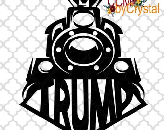 Trump Train Decal DXF SVG Plasma, Laser, Cnc File, Cricut, Silhouette ...