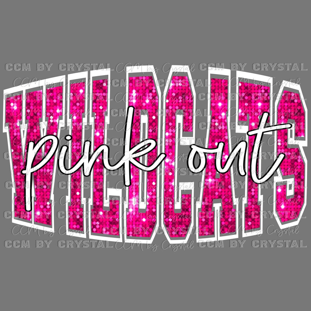 Wildcats Pink Out Mascot PNG Digital Download ONLY - Etsy