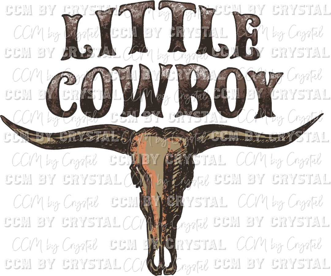 Little Cowboy Western Transfer Direct to Film DTF Transfers Sublimation ...