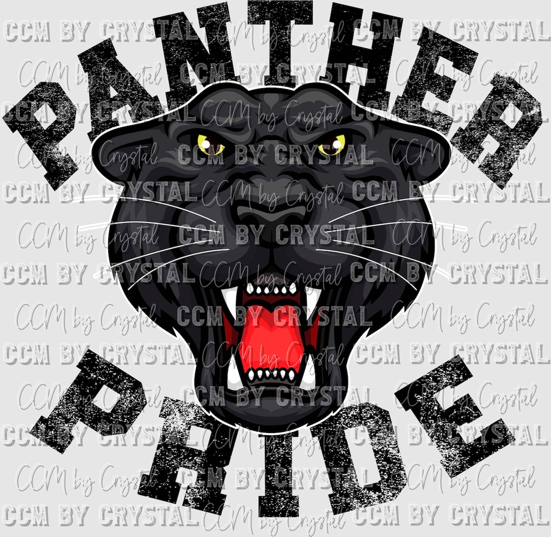 Panther Pride Mascot PNG Digital Download ONLY - Etsy