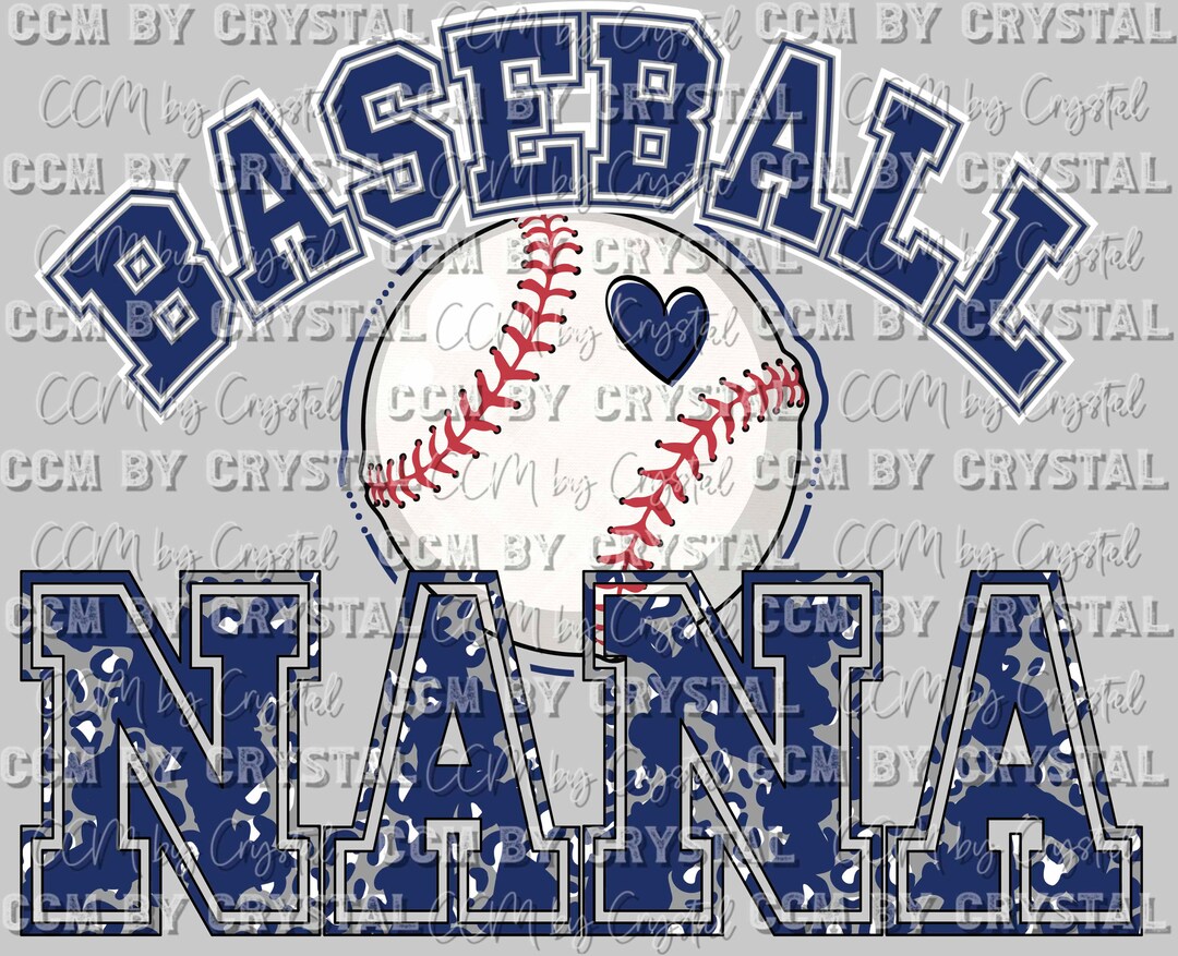 Baseball Nana Ready to Press Transfer Direct to Film DTF Transfers ...