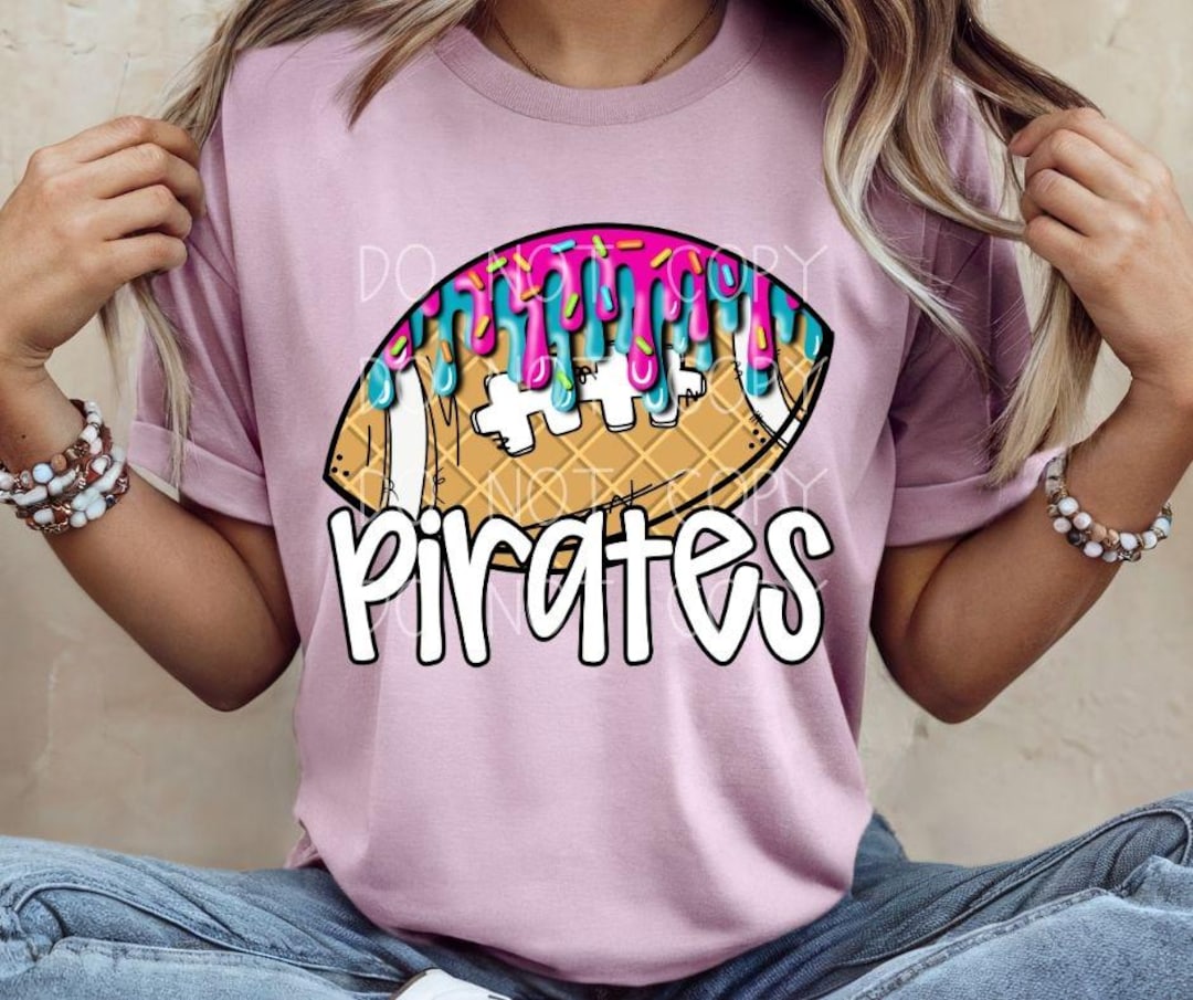 Pirates Football Drip Ready to Press Transfer DTF Transfers Sublimation ...