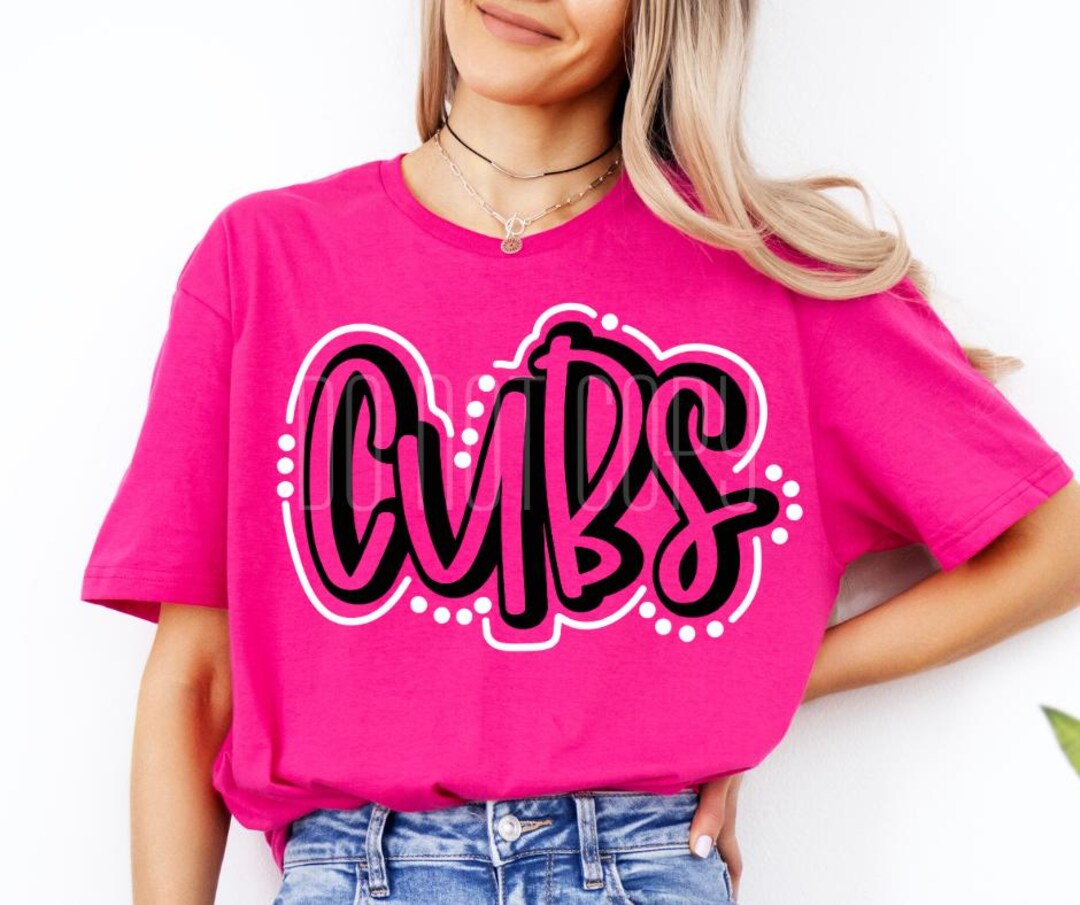 Cubs Doodle Mascot Ready to Press Transfer DTF Transfers - Etsy