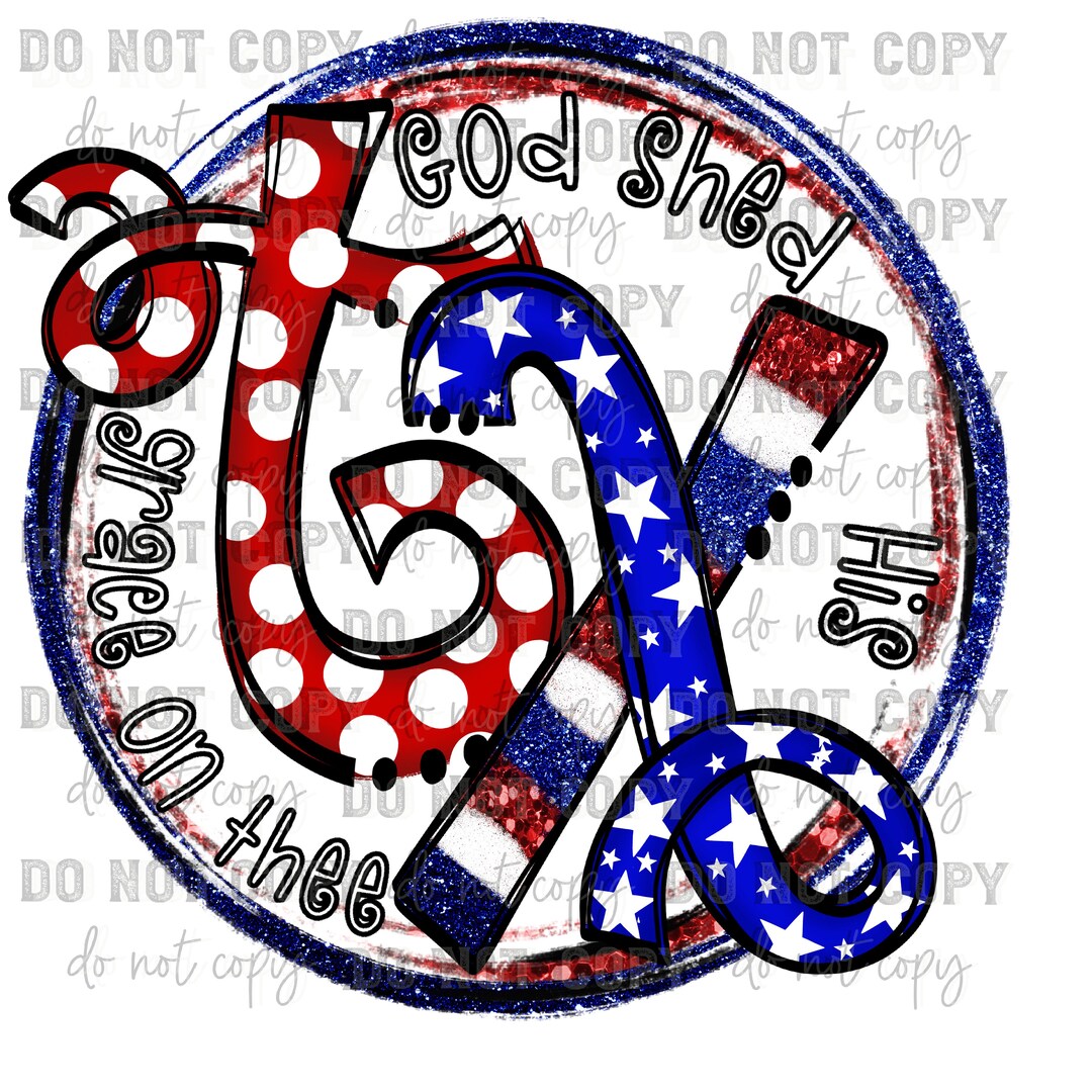 TX God Shed His Grace on Thee PNG Digital Download - Etsy