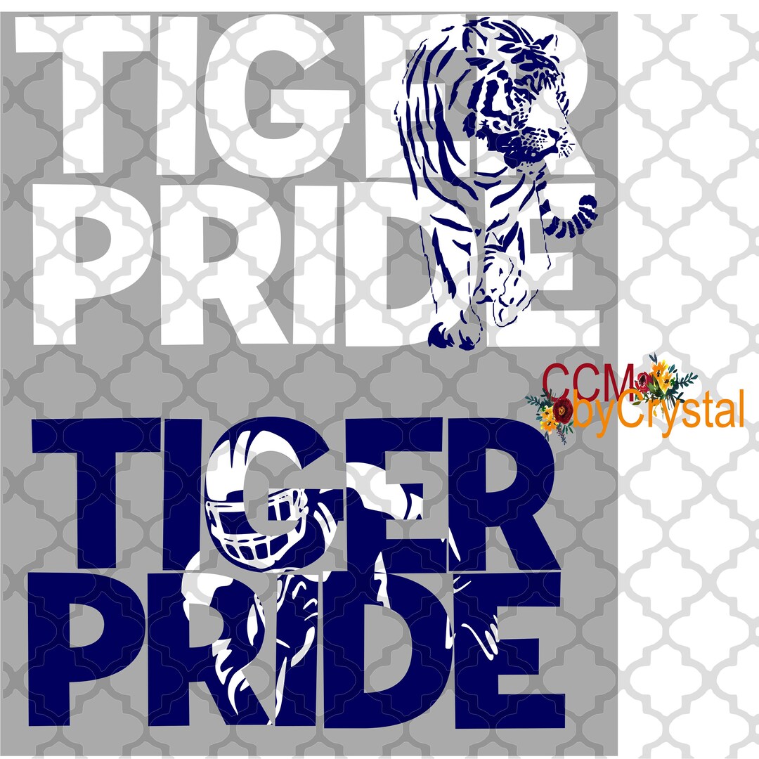 Tiger Pride SVG - Etsy