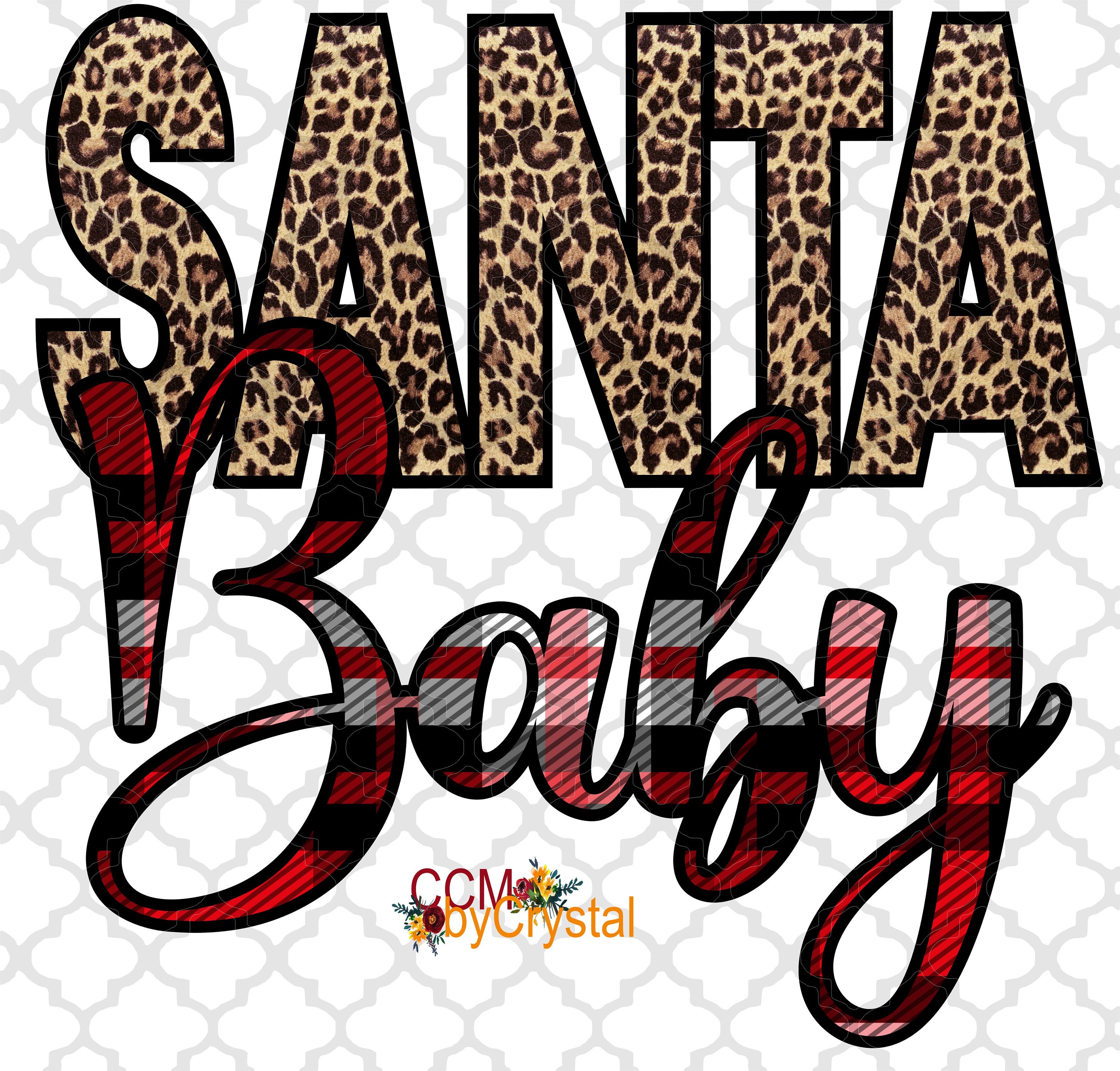 Santa Baby PNG | Etsy