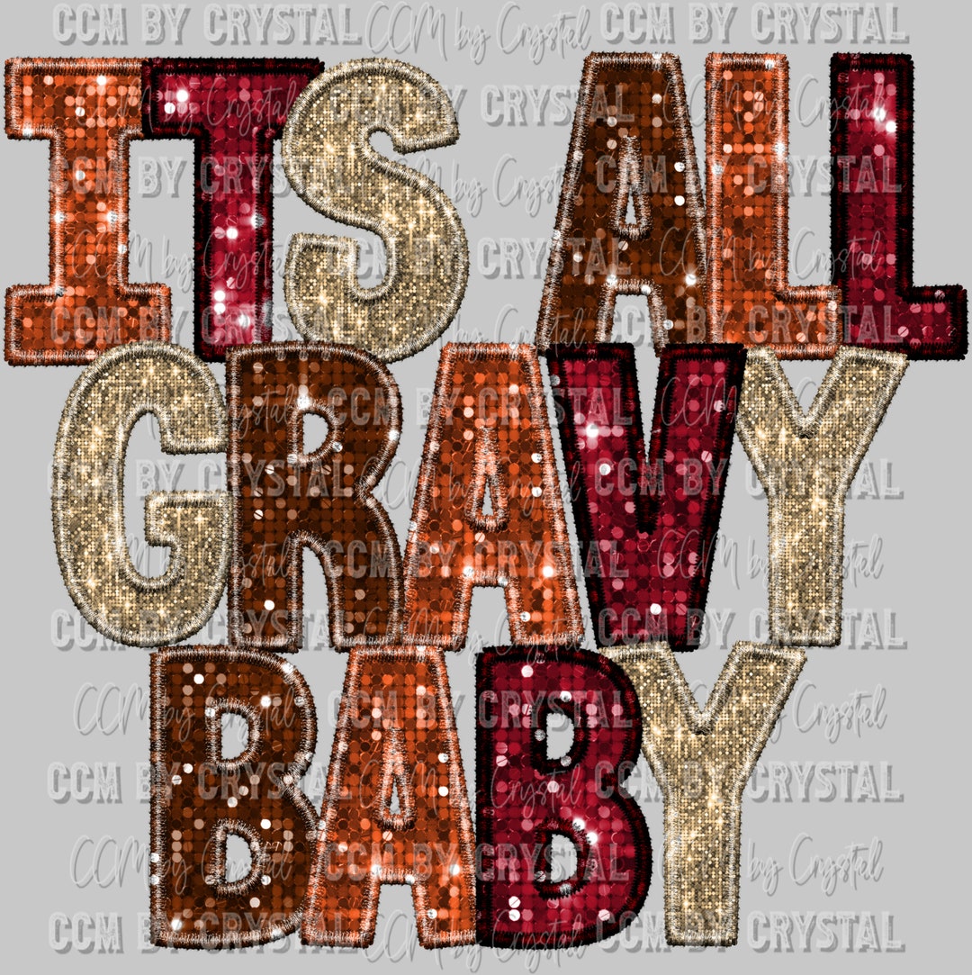 It's All Gravy Baby Fall Thanksgiving Ready to Press Transfer Direct to ...