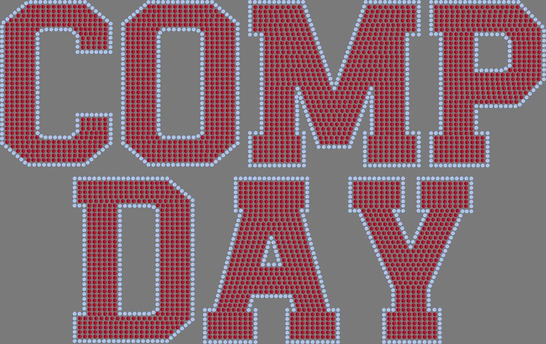 Comp Day 11" Wide 2 Color Spangle Transfer - Etsy