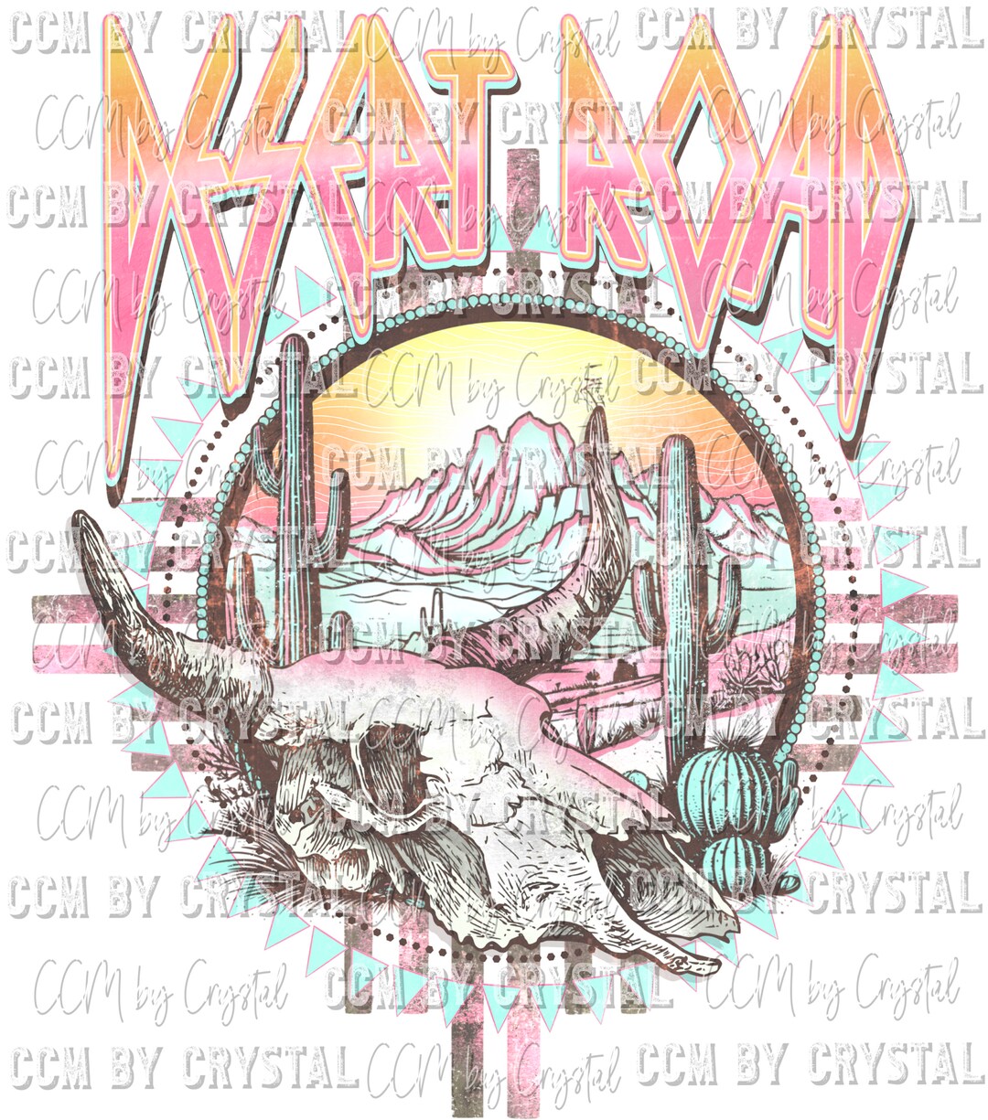 Desert Road BOHO Western Ready to Press Transfer Direct to Film DTF ...