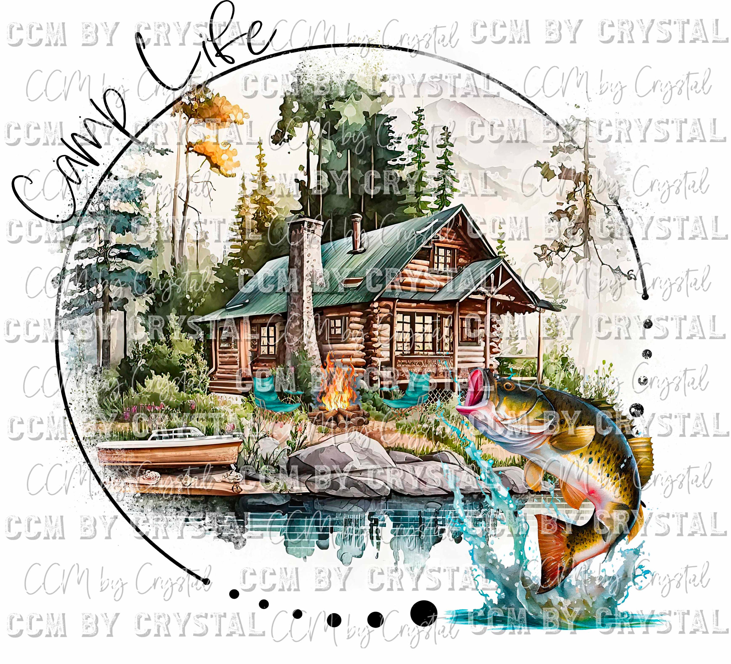 Camp Life Camping Ready to Press Transfer DTF Transfer - Etsy