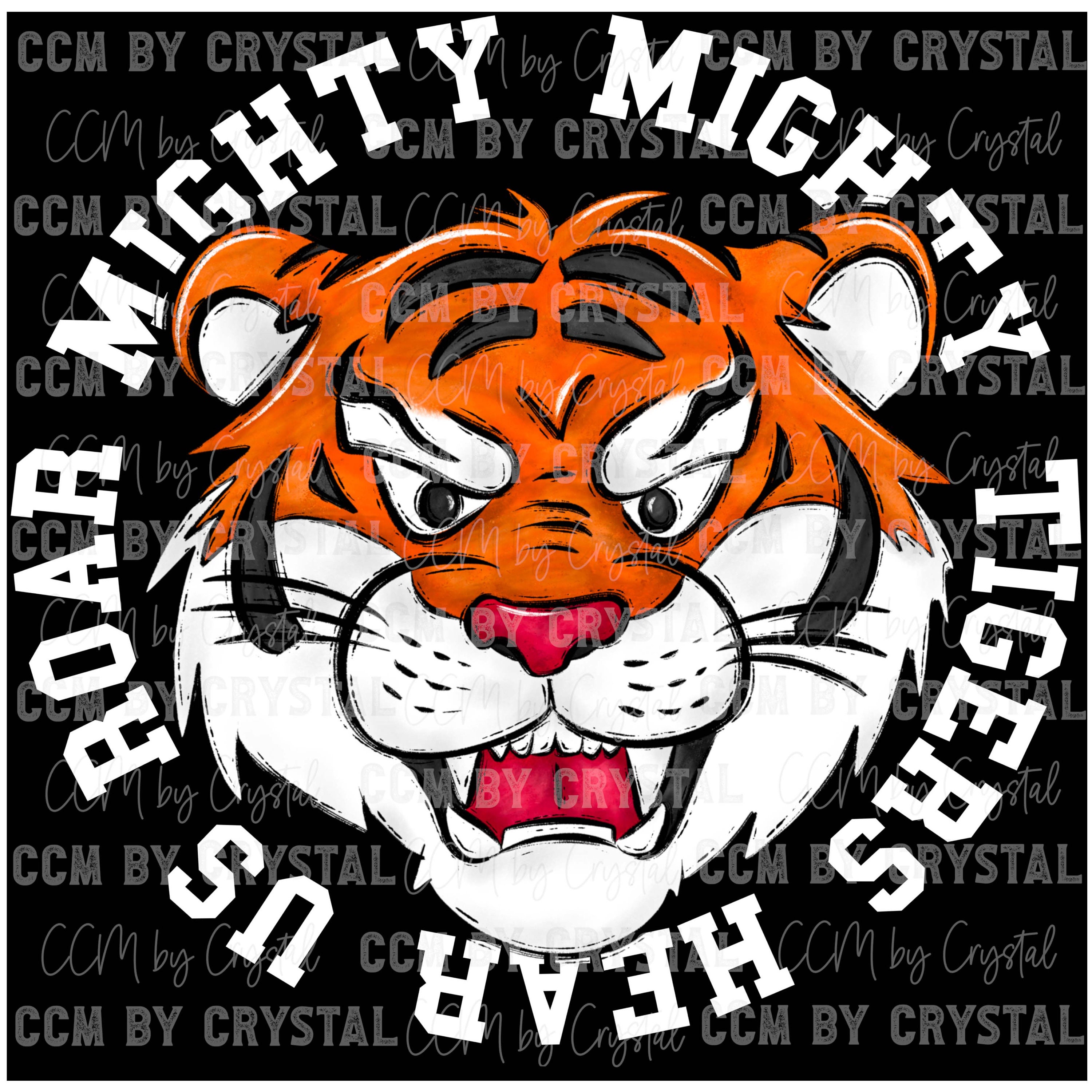 Mighty Mighty Tigers Hear Us Roar Mascot Ready to Press Transfer Direct ...