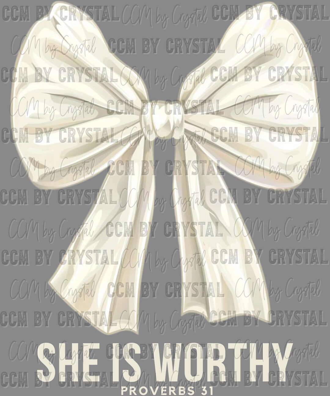 She is Worthy Bow Ready to Press Transfer Direct to Film DTF Transfers ...
