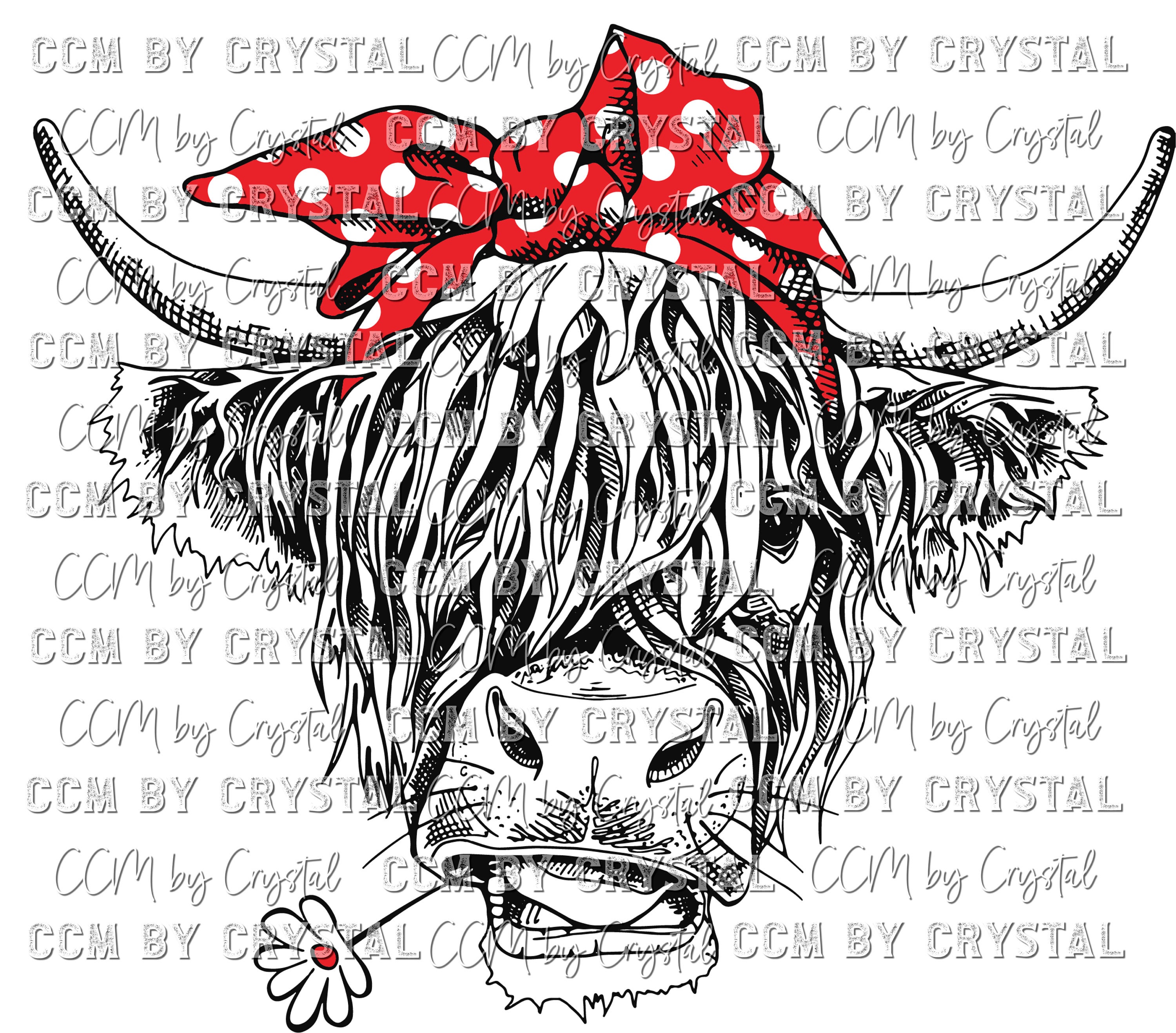 Highland Cow Ready to Press Transfers DTF Transfers - Etsy