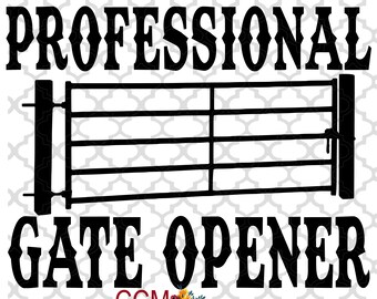 Gate Opener Svg - Etsy