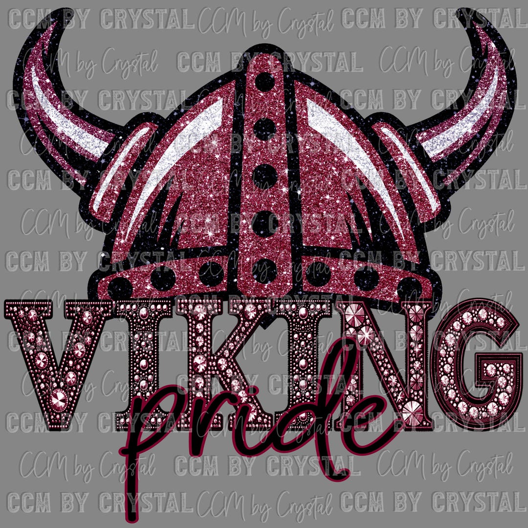 Viking Pride Mascot Ready to Press Transfer Direct to Film DTF ...
