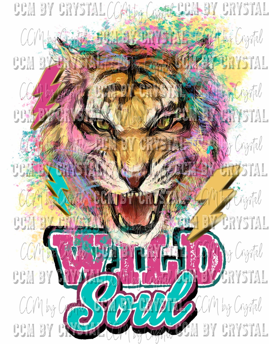Wild Soul Tiger Ready to Press Transfer Direct to Film Transfer ...