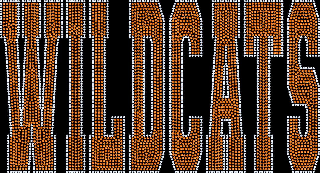 Wildcats 11 Wide 2 Color Spangle Transfer - Etsy