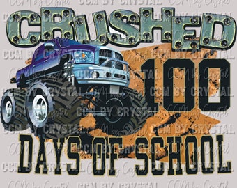 Custom 100 Days of School DTF Prints for Sublimation: Ready to Press Transfers for School & Girl ...