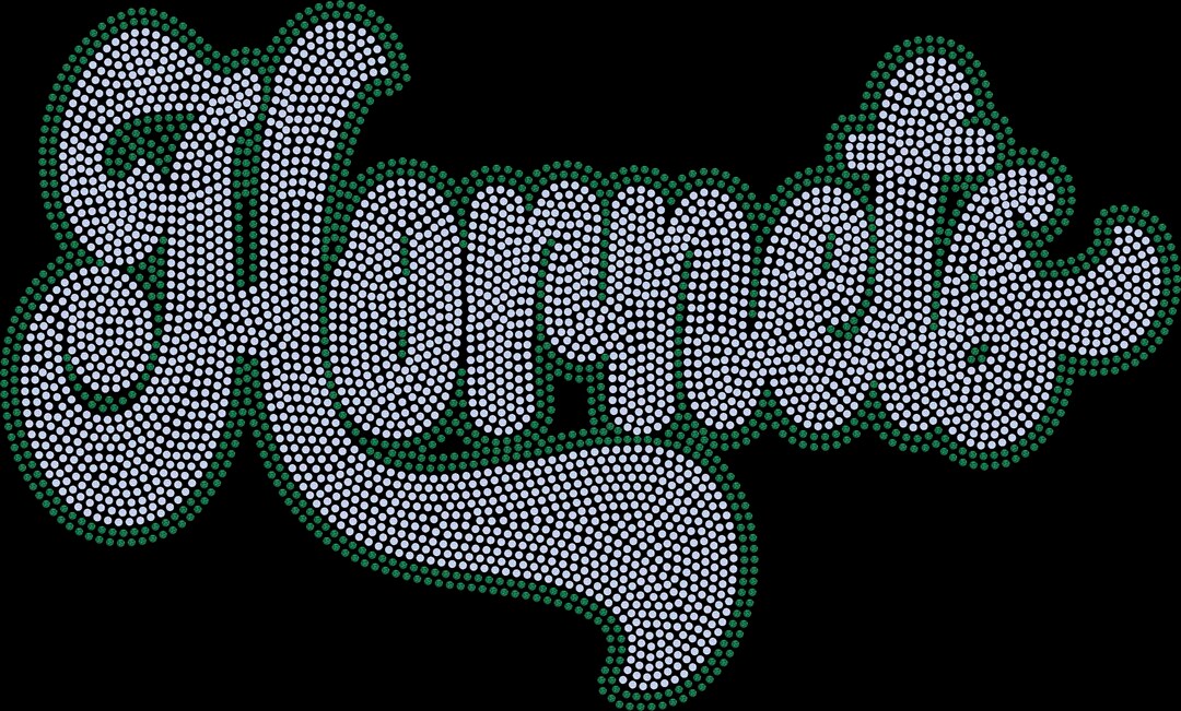 Custom One Line Word 11" Wide by Approximately 7" Tall 2 Color Ready to ...