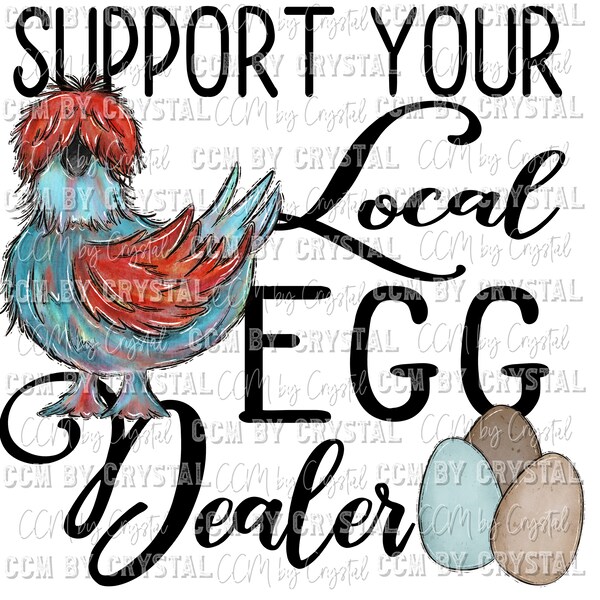 Support Your Local Egg Dealer - Etsy