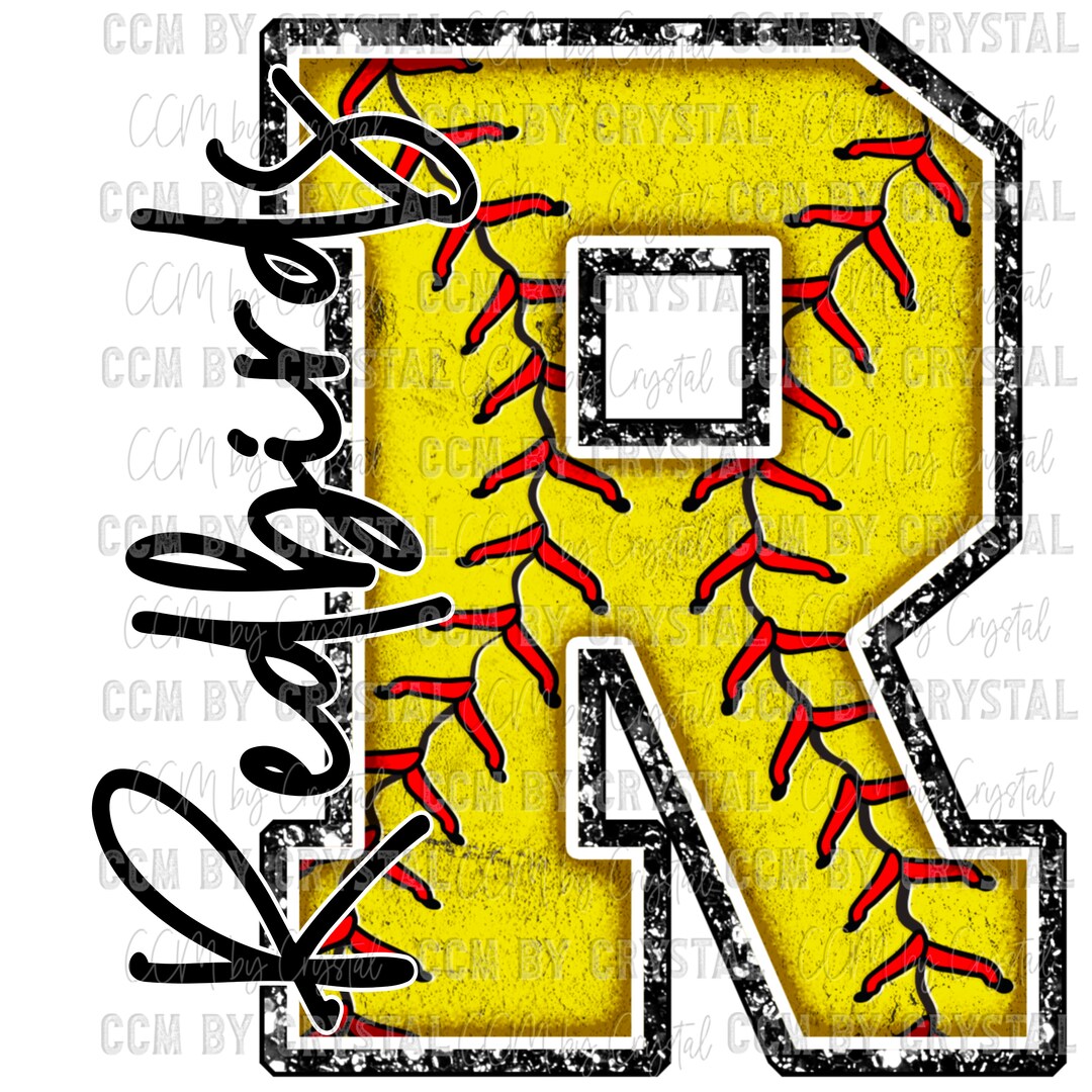 R Redbirds Softball PNG Digital Download ONLY - Etsy