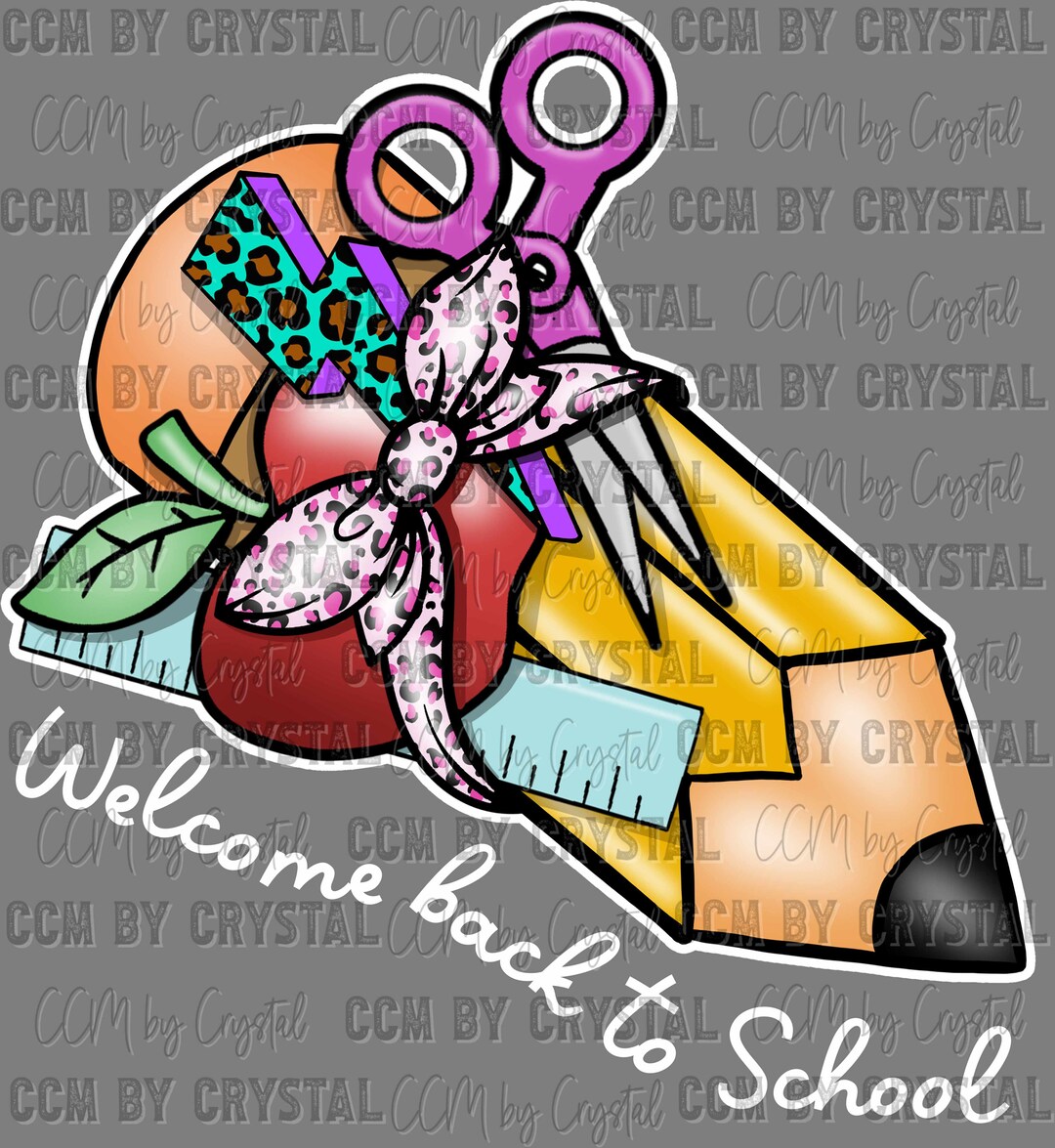Welcome Back to School Ready to Press Transfer Direct to Film DTF ...