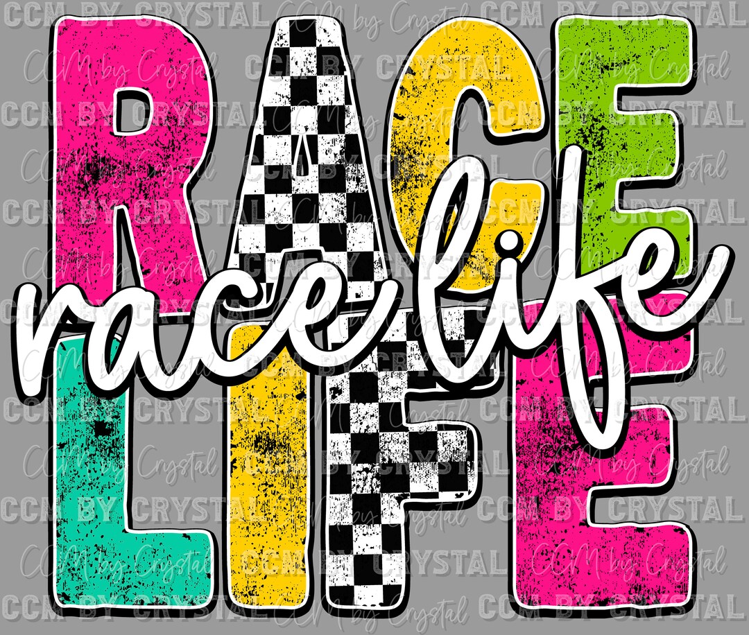 Race Life Racing Ready to Press Transfer Direct to Film DTF Transfers ...