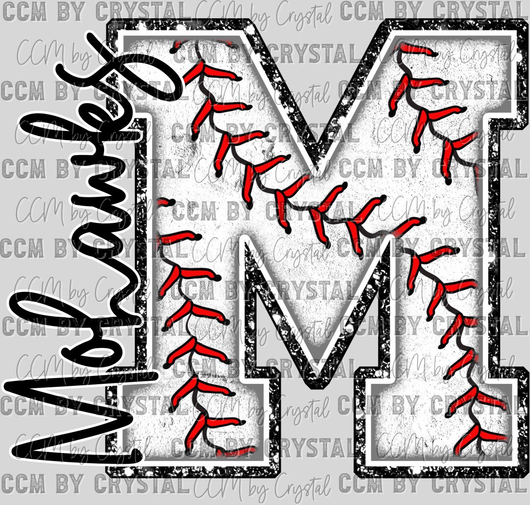 M Mohawks Baseball PNG Digital Download ONLY - Etsy