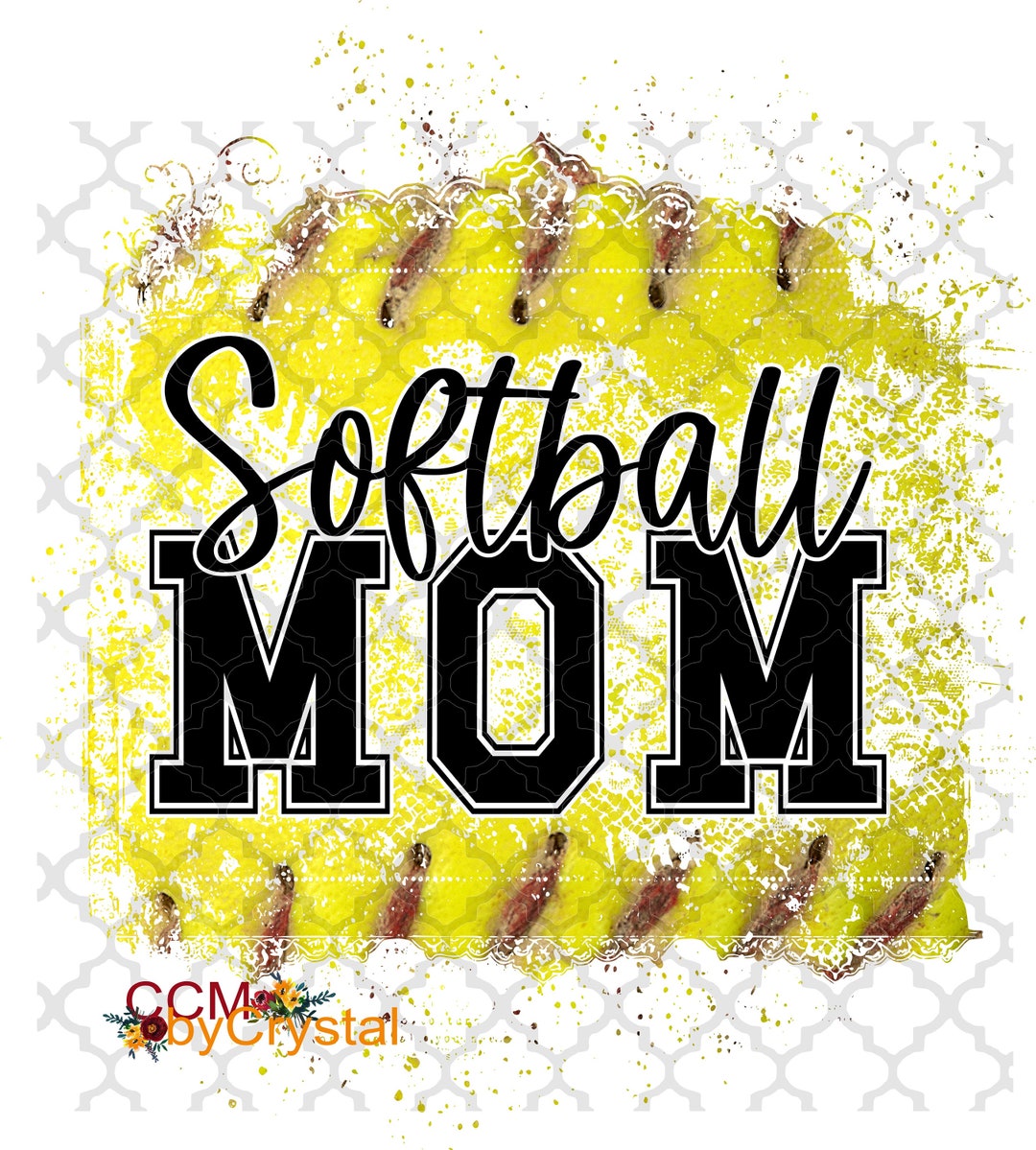 Softball Mom Grunge Softball PNG - Etsy