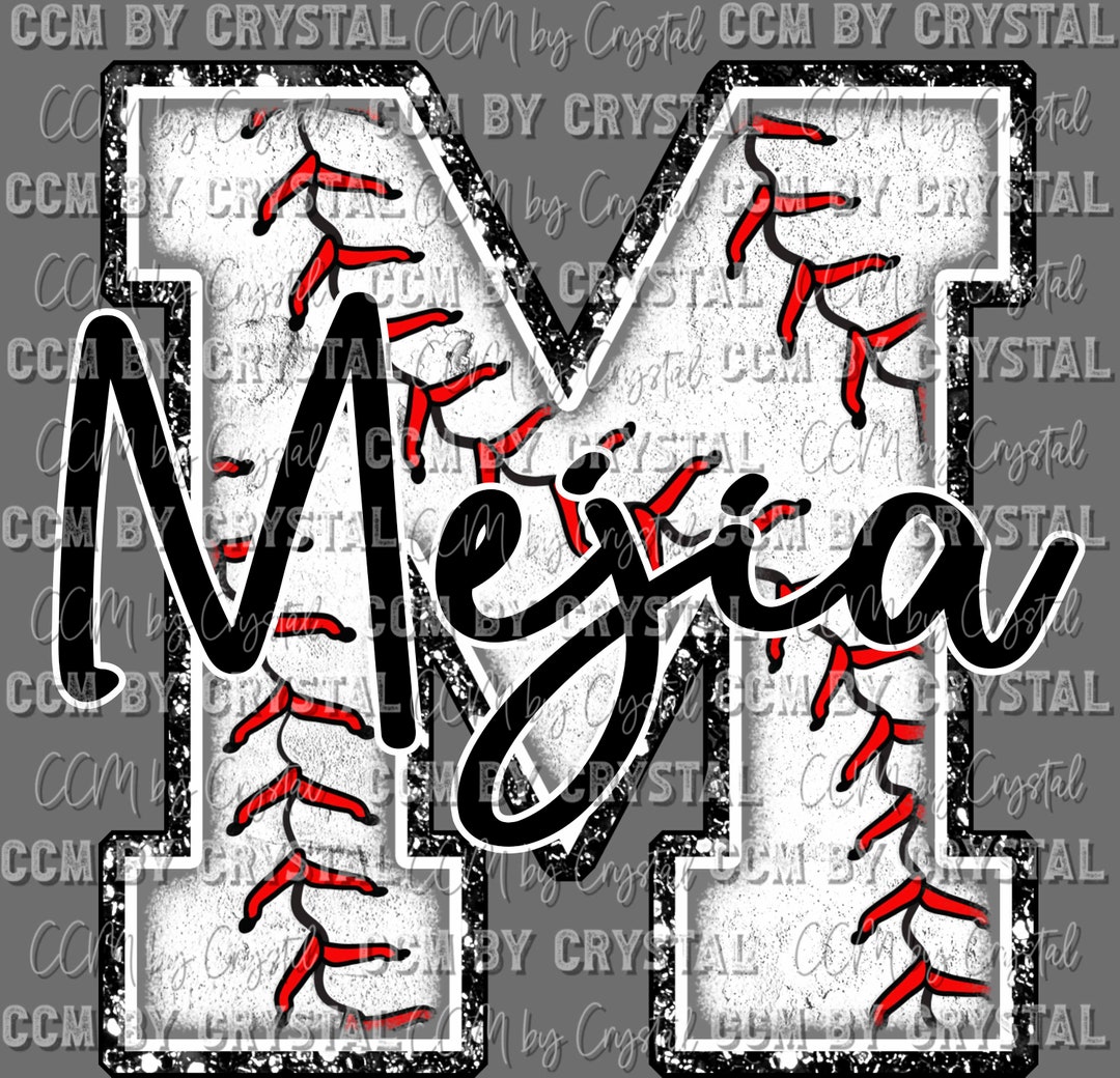 Personalized Pick Your Letter and Mascot Baseball Chenille Ready to ...