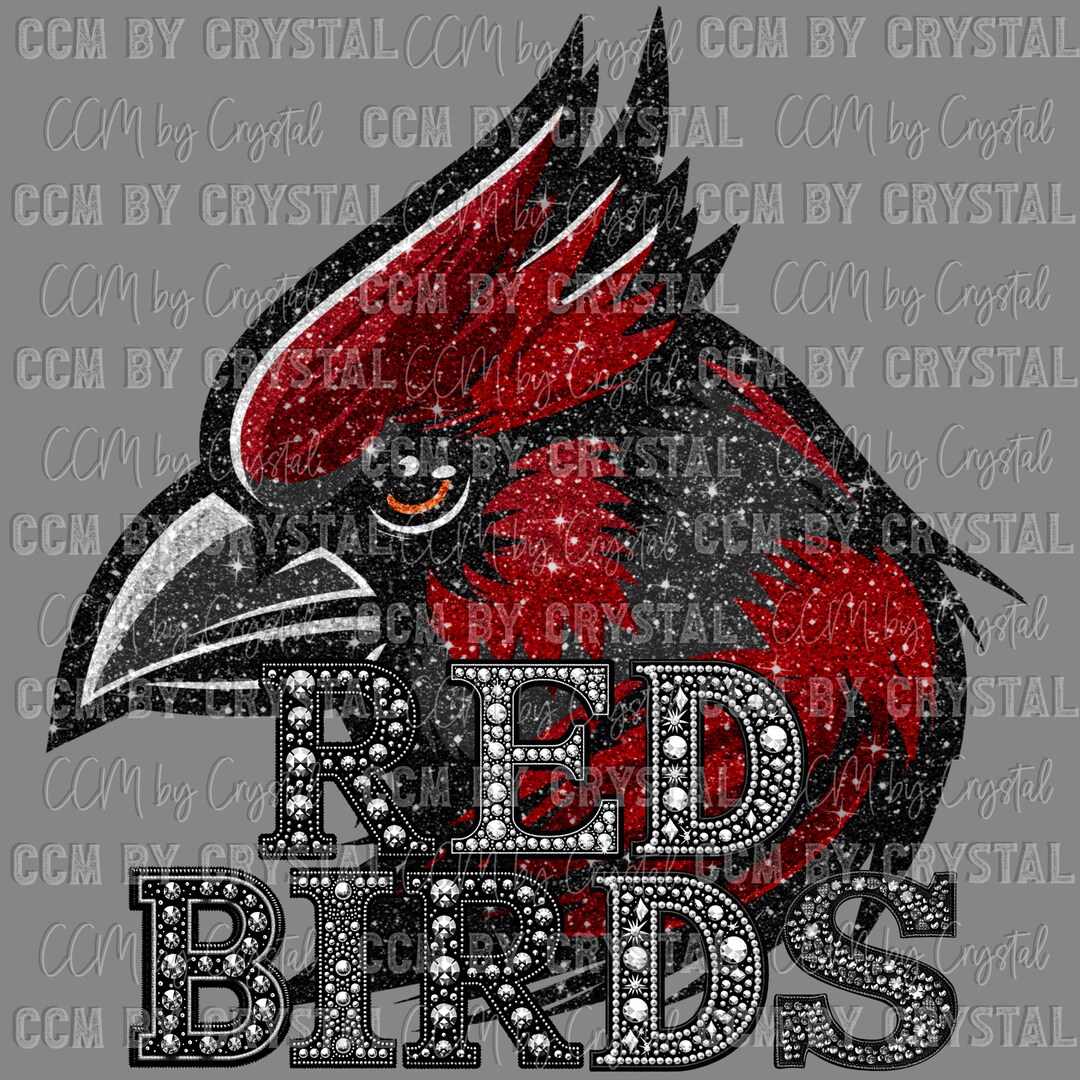 Red Bird Mascot Ready to Press Transfer Direct to Film DTF Transfers ...