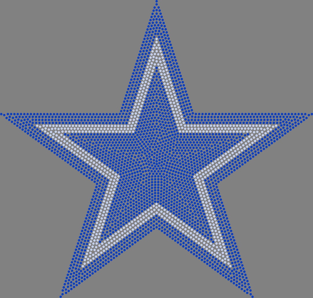 Star 11 2 Color Spangle Transfer - Etsy