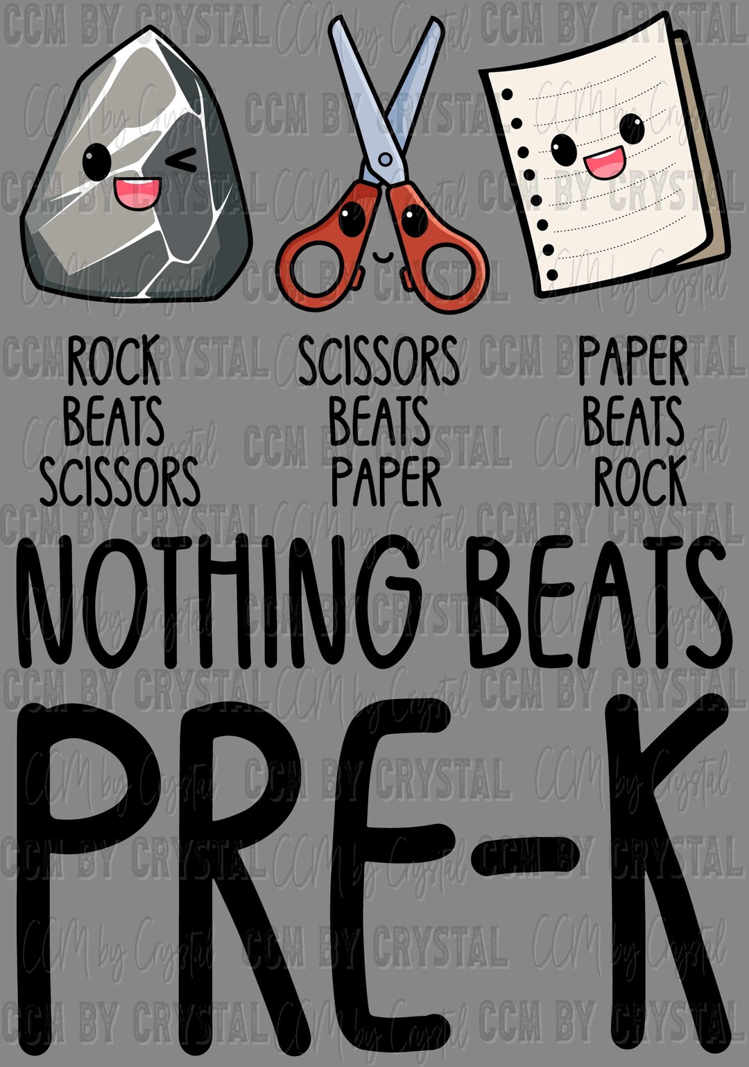 Nothing Beats Pre-k Rock Paper Scissors Ready to Press Transfer Direct ...