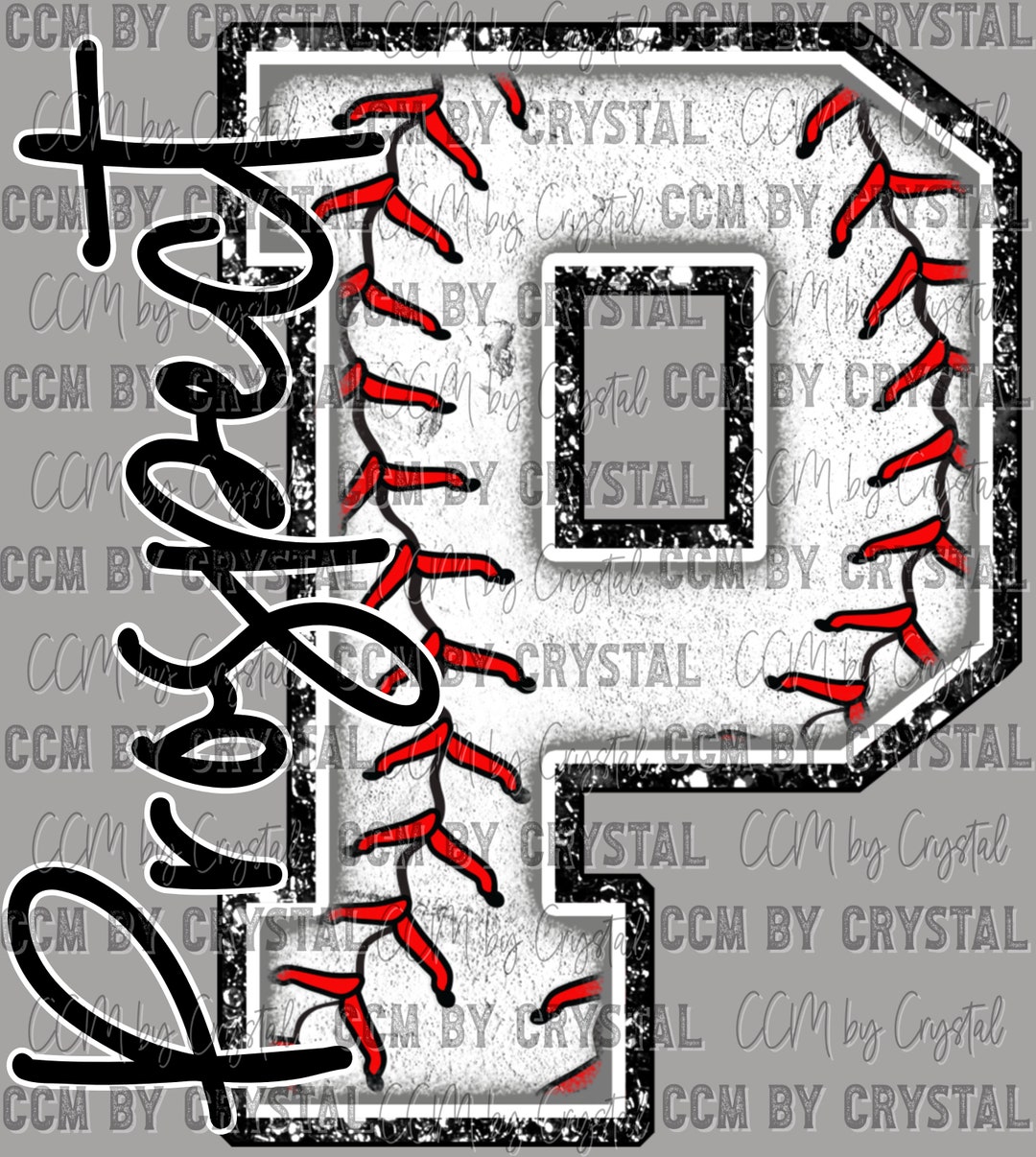 P Prospect Baseball PNG Digital Download ONLY - Etsy