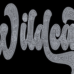 Wildcats Script Cursive 11" Wide 1 Color Spangle Transfer - Etsy