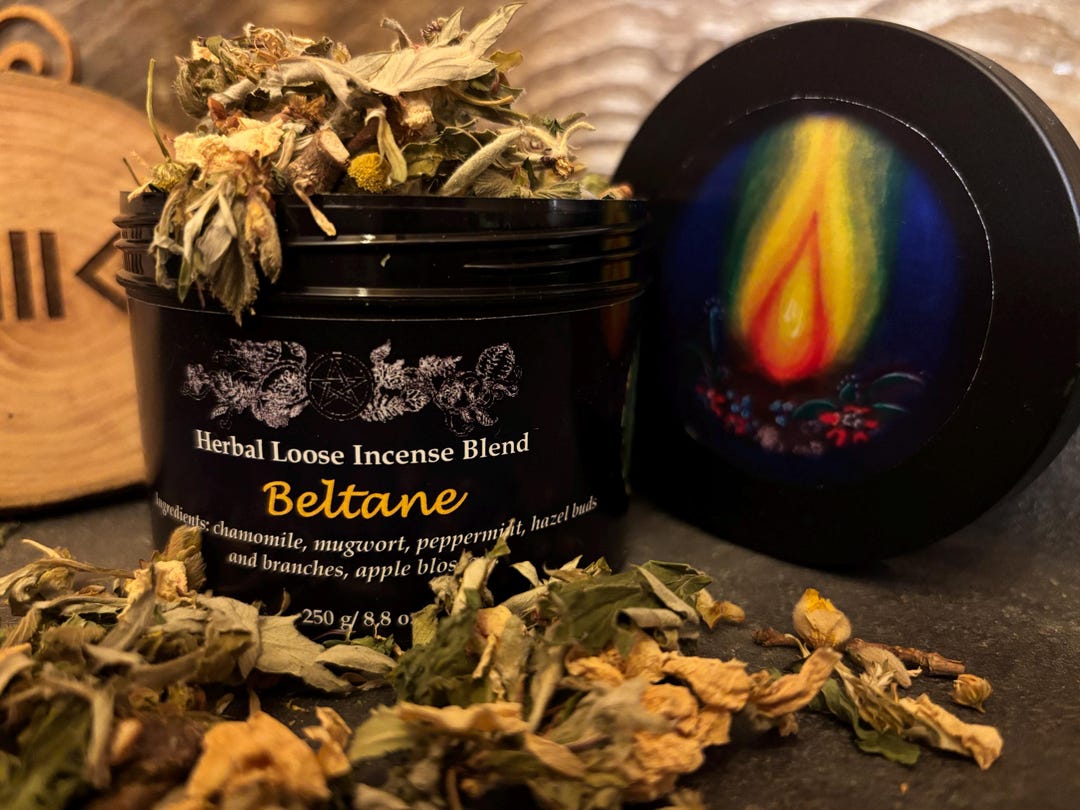 BELTANE. Handmade Herbal Loose Incense Blend, Wheel of the Year ...