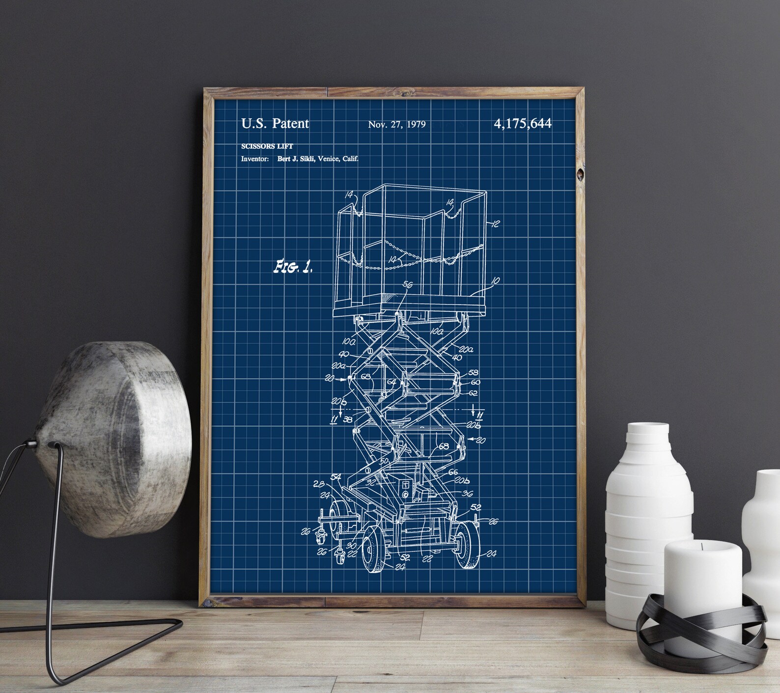 Scissor Lift Patent Print Scissor Lift Poster Scissor Lift - Etsy