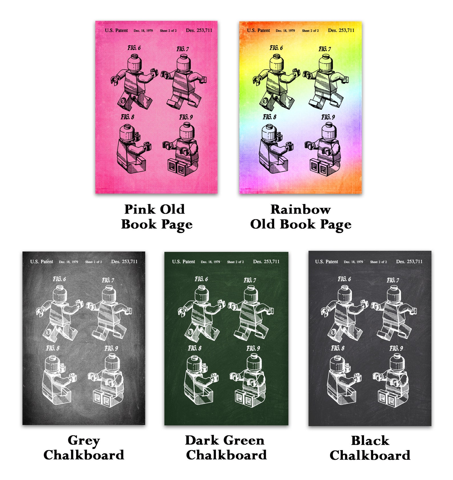 Toy Patent Poster Kids Patent Print Toy Figure Art Boys - Etsy