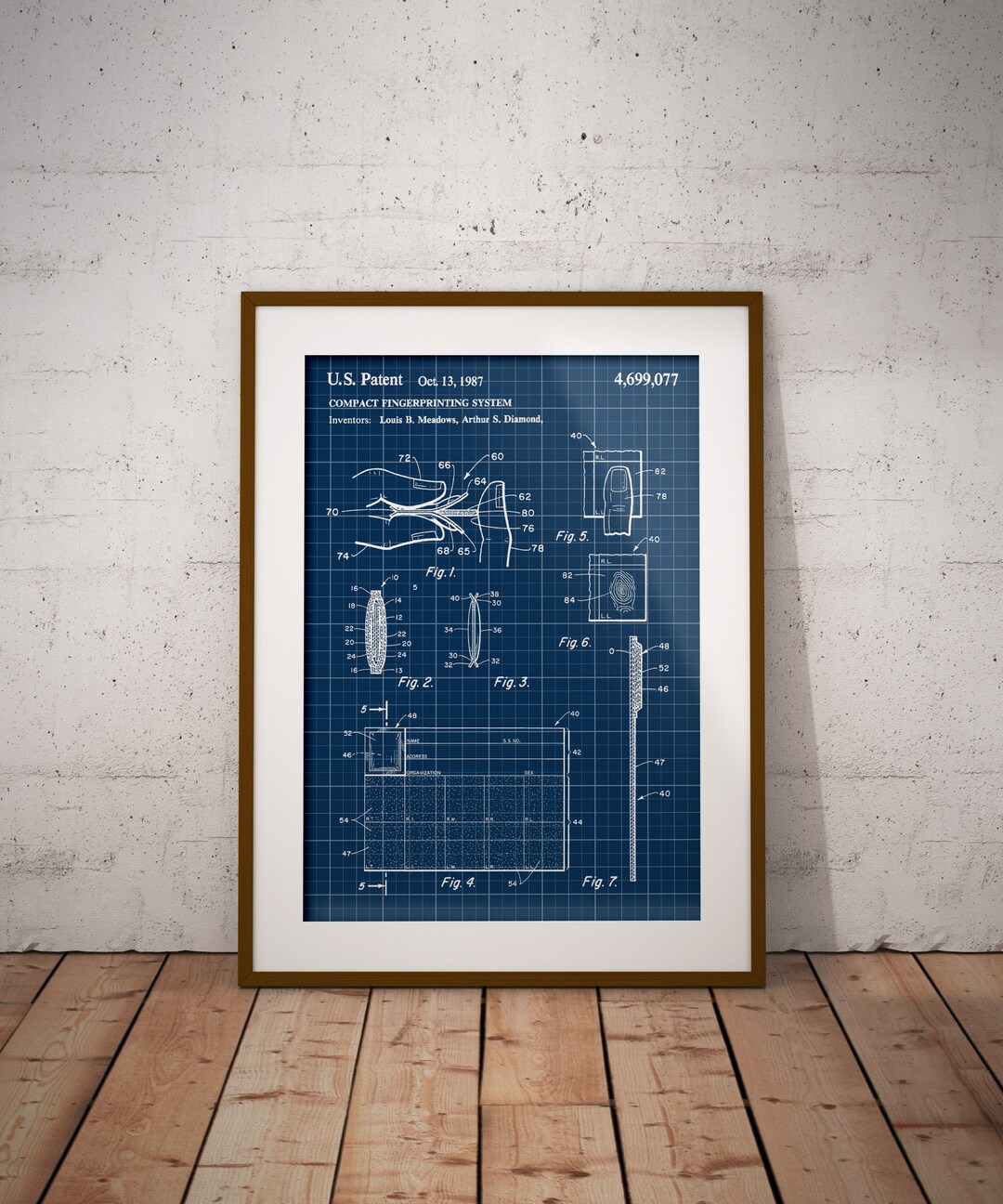 Compact Fingerprinting System Patent Print,finger Print Test Device ...