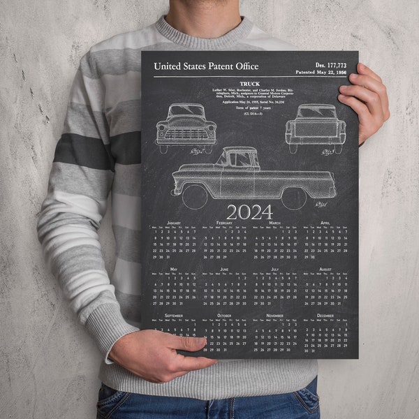 Truck Wall Calender - Etsy
