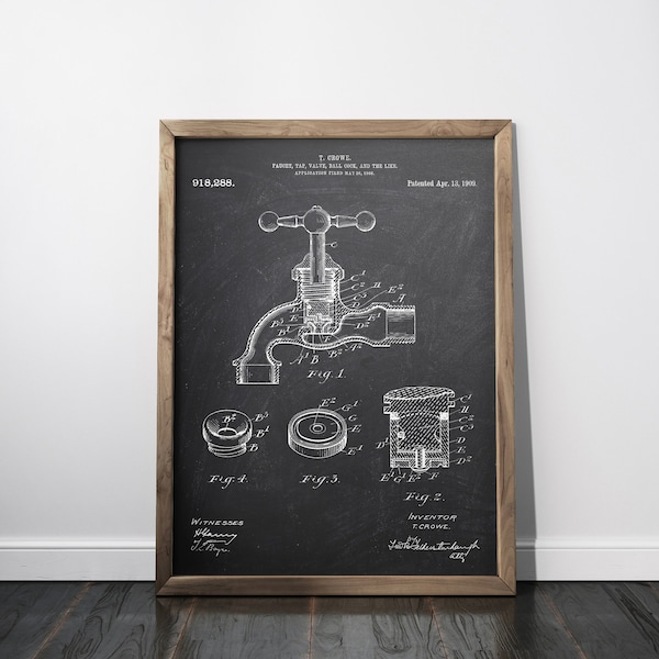 Faucet Poster - Etsy