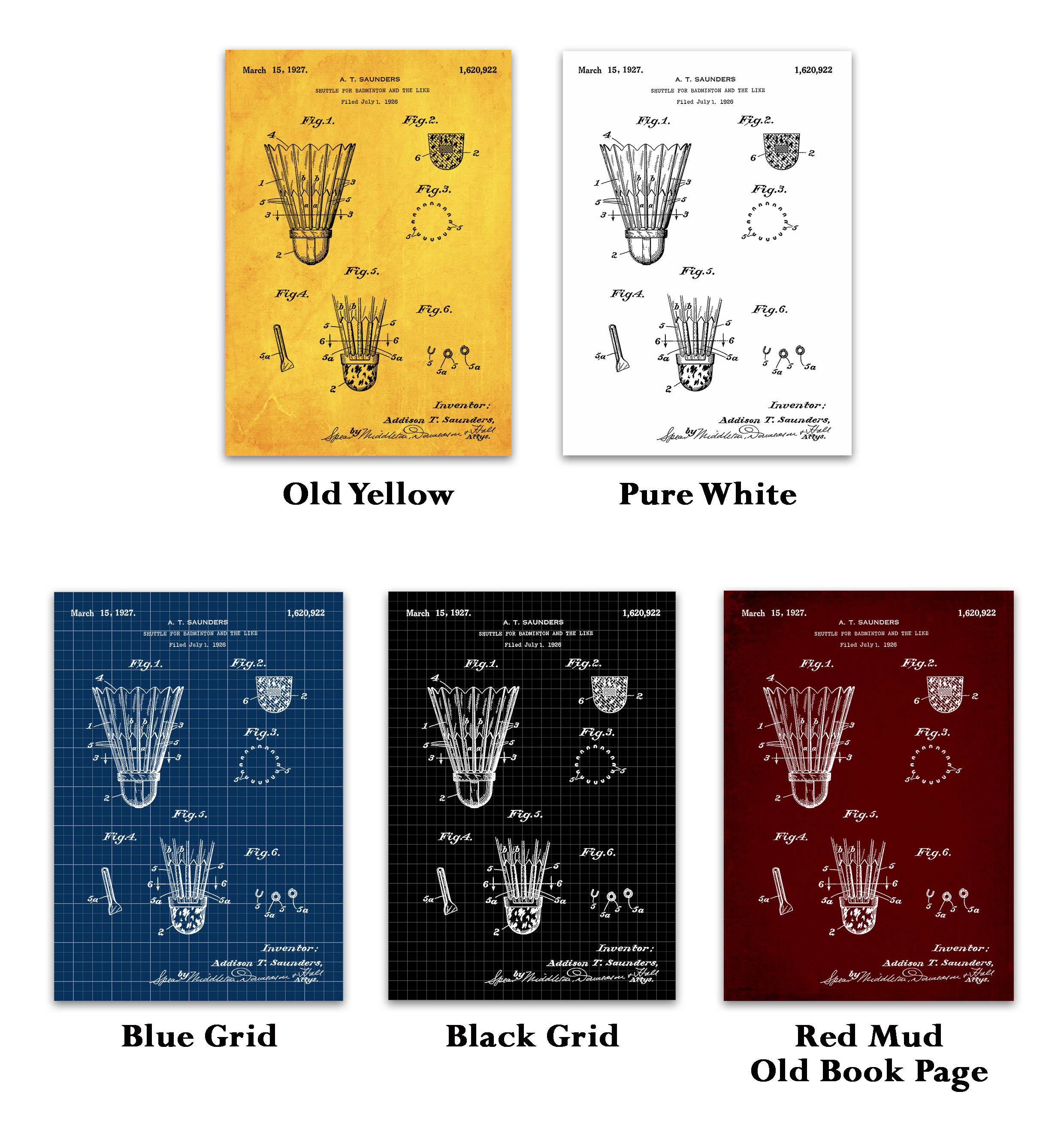 Shuttle for Badminton Patent Poster Badminton Shuttle Patent | Etsy