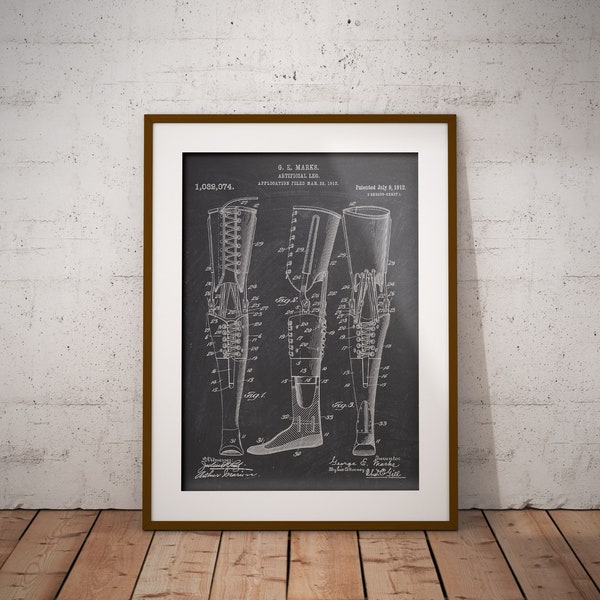 Prosthetic Leg - Etsy