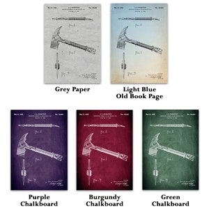 Firefighters Axe Patent, Fireman's Axe Patent, Wrecking Tool Print ...